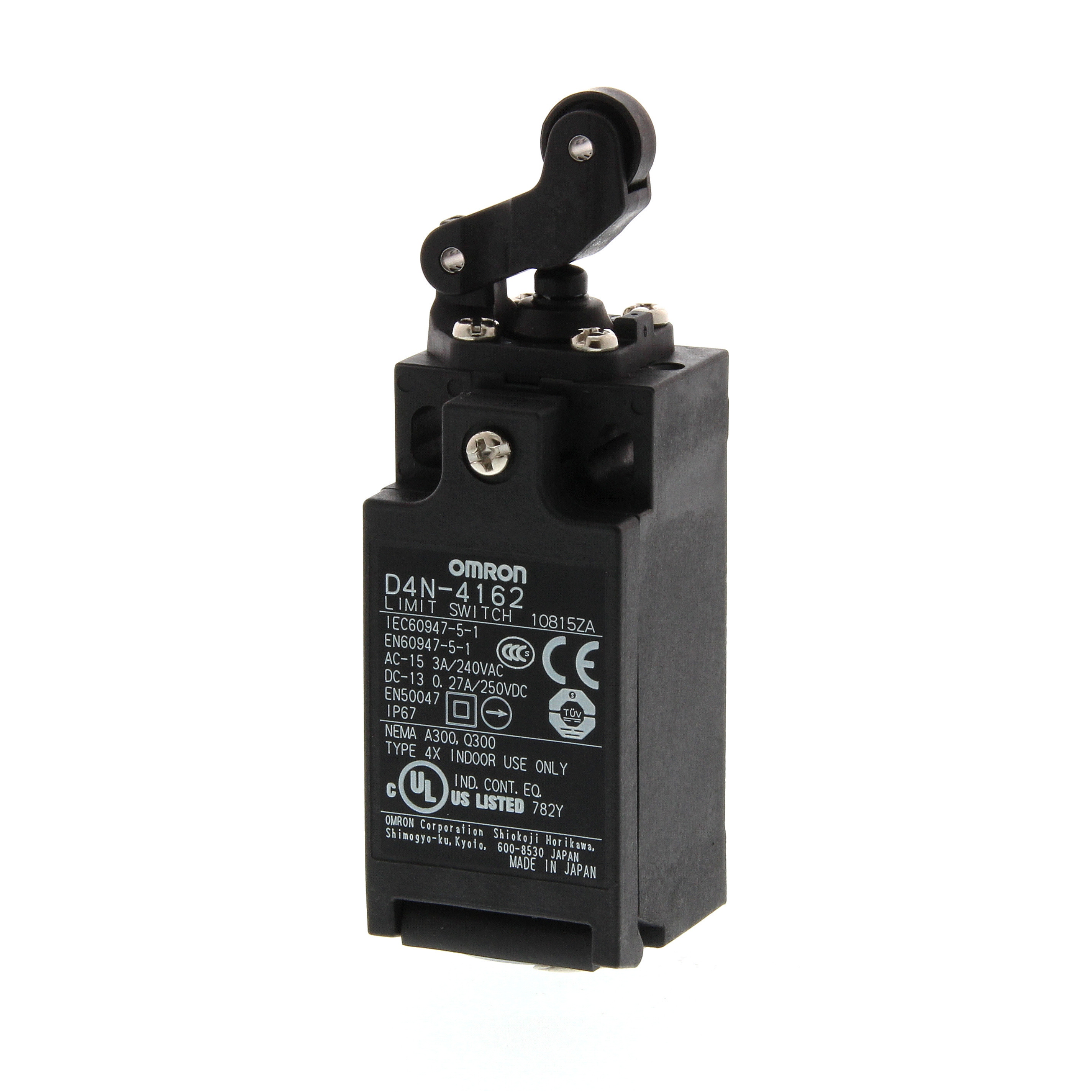 Omron Safety Switches Safety Limit switch, D4N, M20 (1 conduit), 1NC/1NO (snap-action), one-way ...