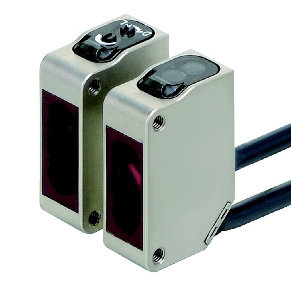 CCA Products Photoelectric sensor, rectangular housing, stainless steel ...