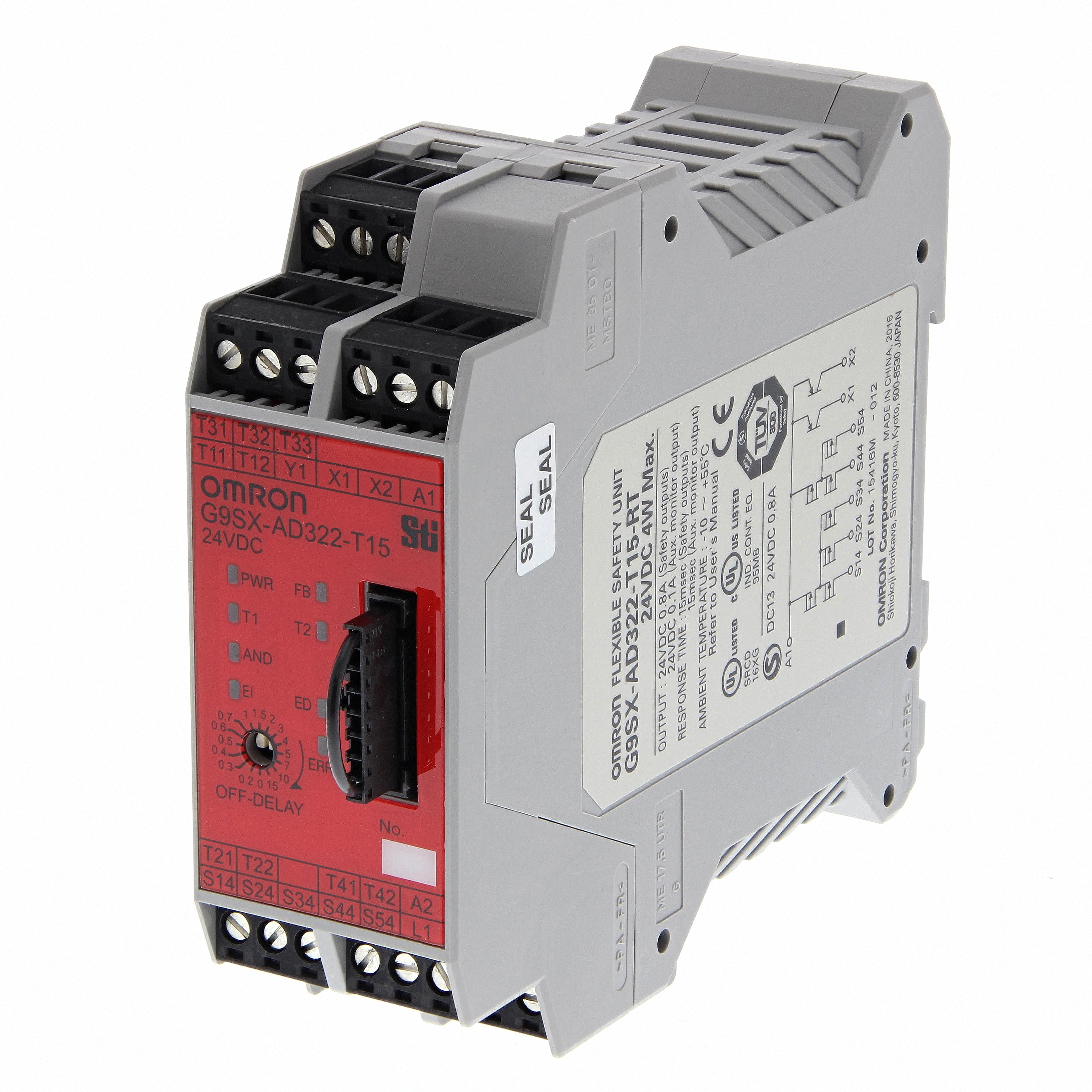 Omron Safety Modules G9SP Standalone Safety controller, 10 safety input ...