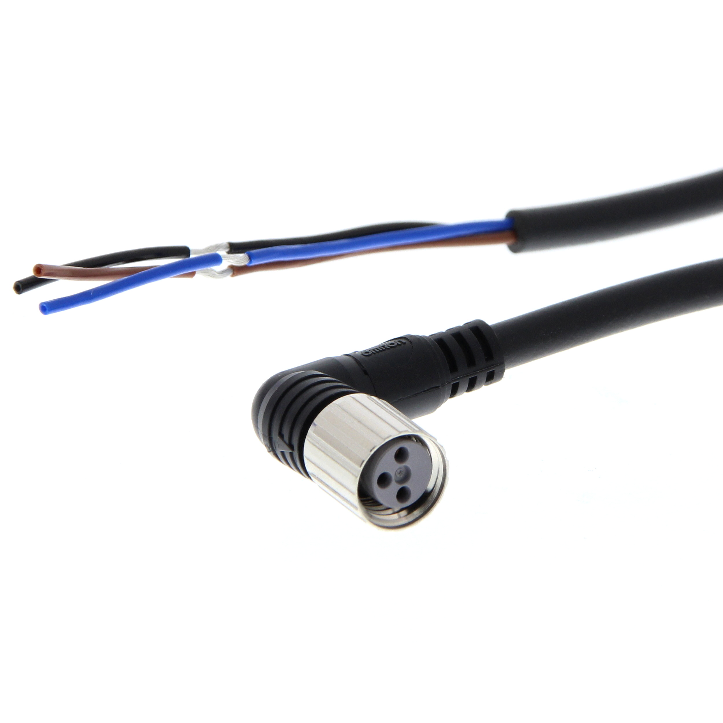 OMRON Proximity Sensors Accessories Sensor cable, M8 right-angle socket ...